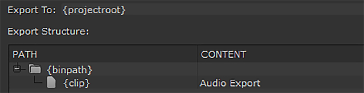 Using the Audio Exporter