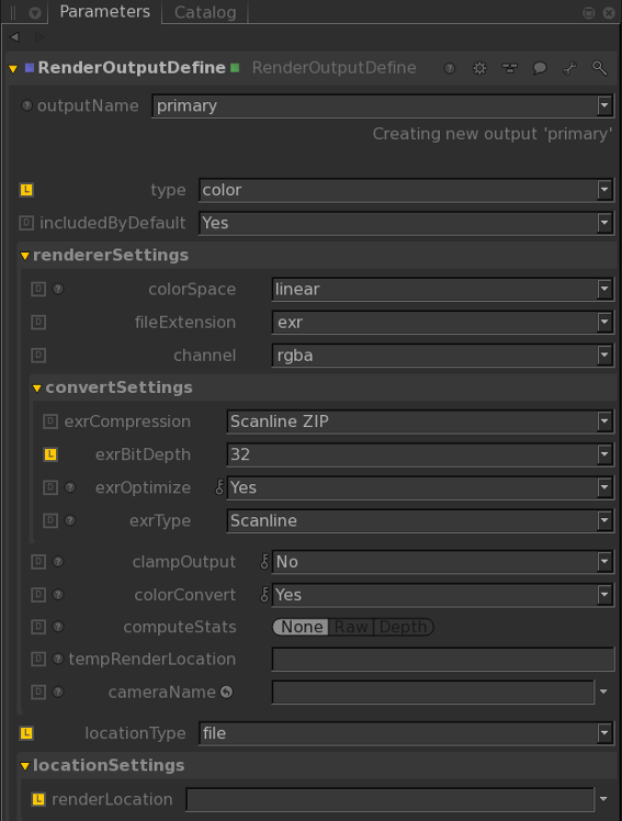 Defining and Overriding a Color Output