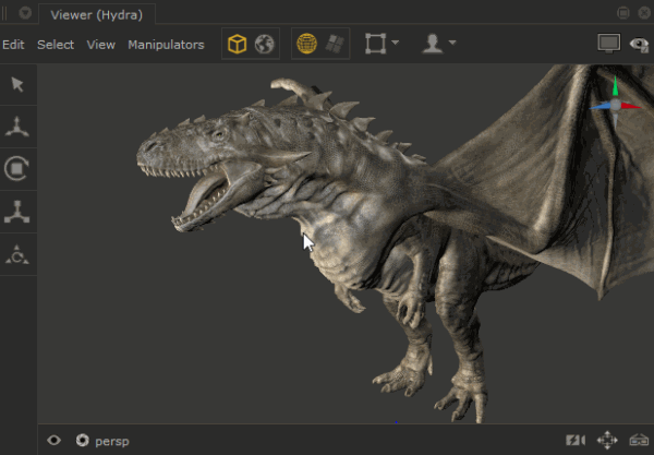 UsdPreviewSurface in the Hydra Viewer