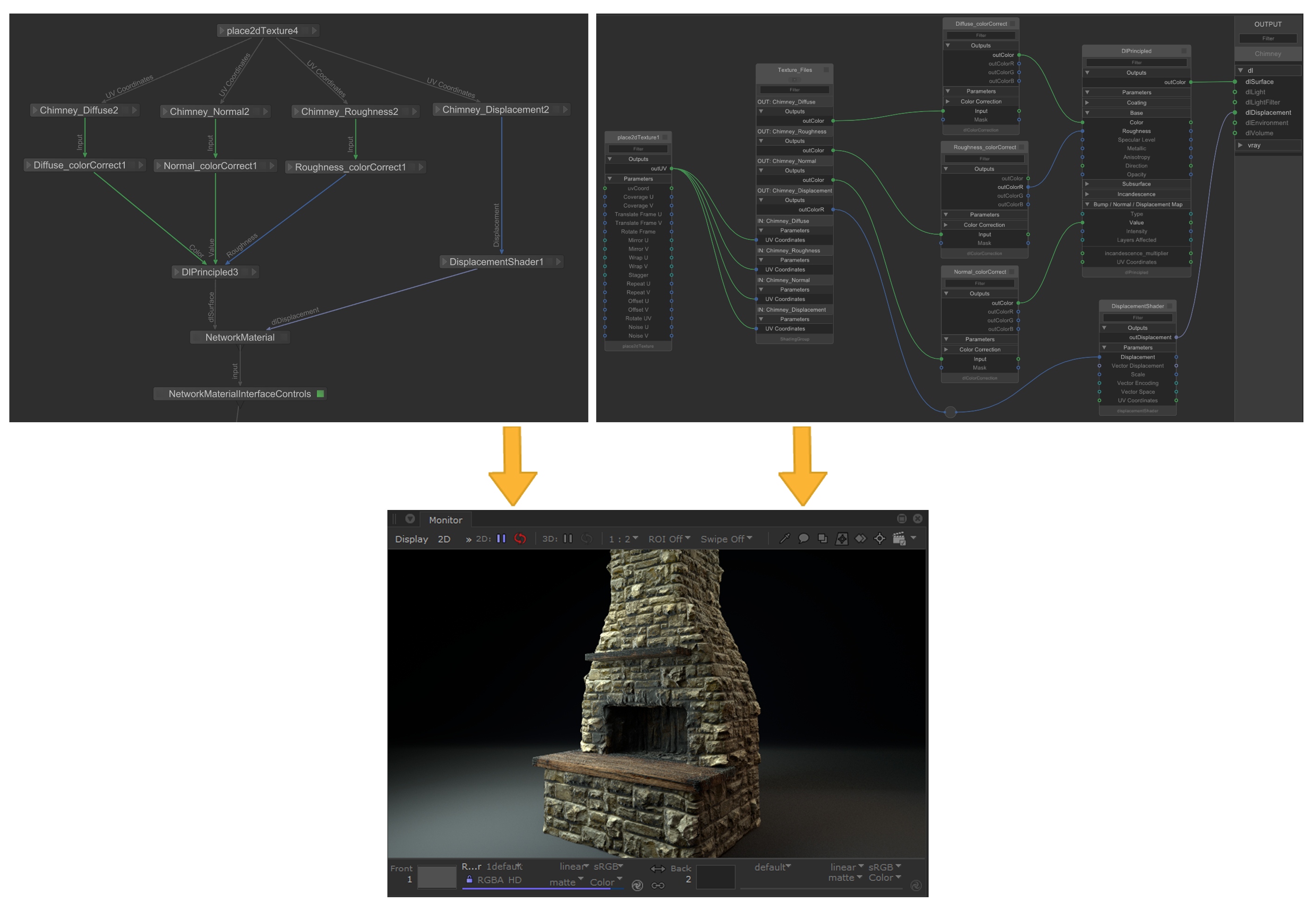 음영 네트워크 만들기