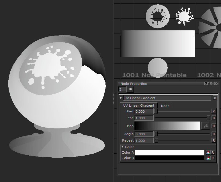 UV Linear Gradient Node
