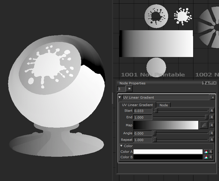 UV Linear Gradient Node