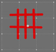 Warping Paint Using a Grid