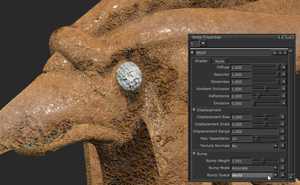 BRDF (Shader Network) Node