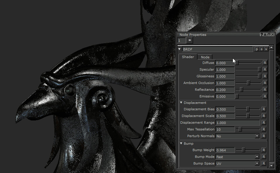 BRDF (Shader Network) Node