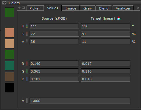 Selecting Colors from a Picker or Image