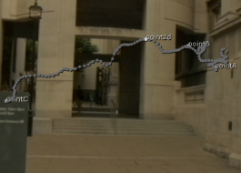 Locating a 3D Point from an Animated Camera