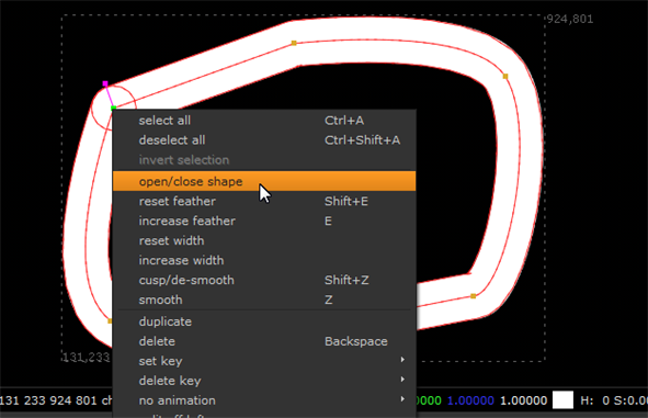 Using the Open Spline Tool