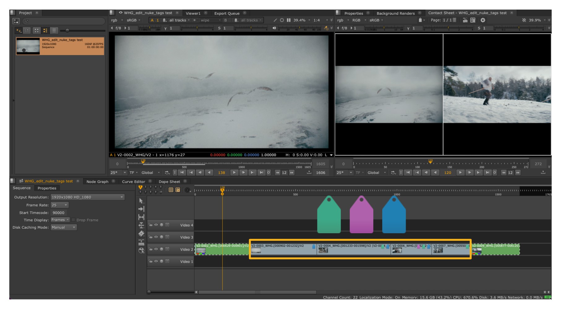 Using Contact Sheet: Tag Filtering