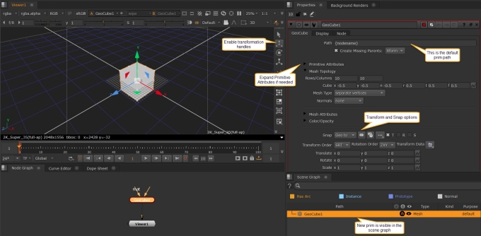 Creating Geometry Prims