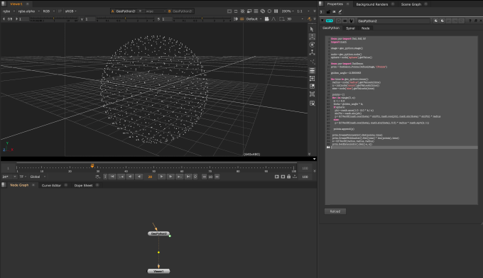 Editing with GeoPython Node