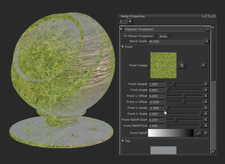 Triplanar Projection节点