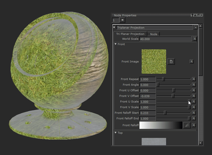 Triplanar Projection节点