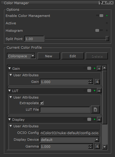 设置颜色在屏幕上的显示方式